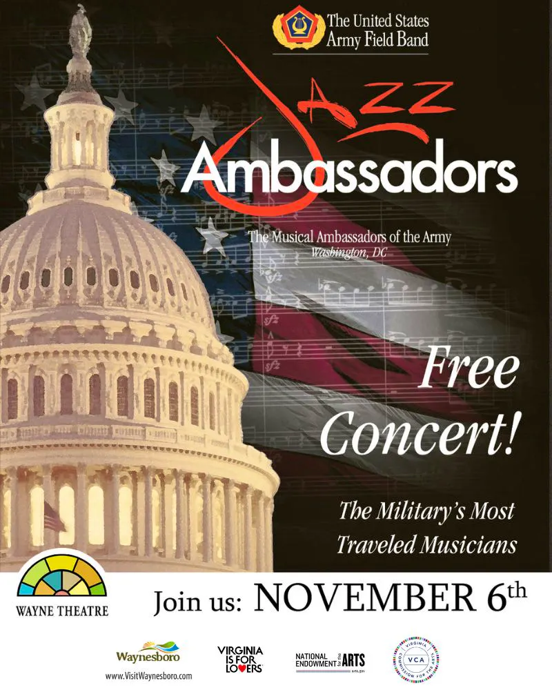 FREE CONCERT: The U.S. Army Jazz Ambassadors | Visit Waynesboro VA